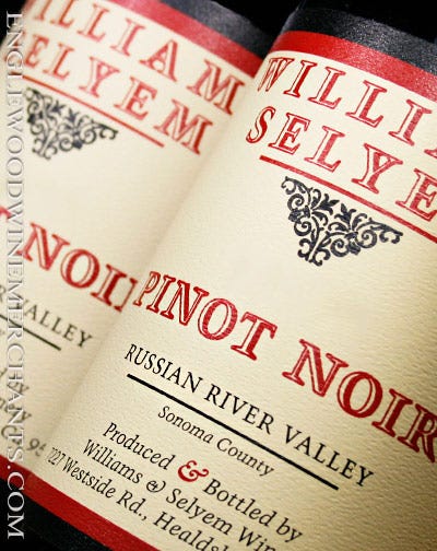 2022 Williams Selyem, Pinot Noir, Russian River Valley – Englewood Wine ...